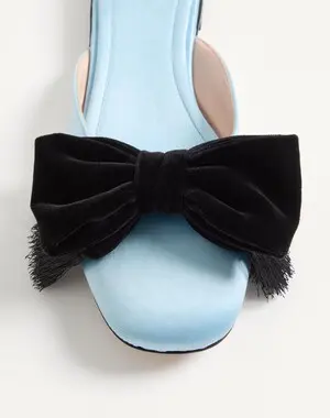 Valentino Garavani Reinette Satin Mule