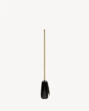Saint Laurent Flap Shoulder Bag With Chain Strap - Black