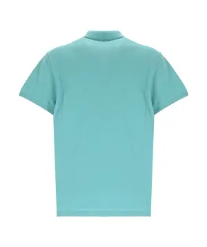 Polo Ralph Lauren Logo Embroidered Short-sleeved Polo Shirt - Turquoise