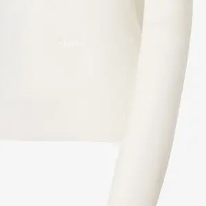 Fendi Slim Fit Jumper With Embroidered Logo And Contrast Stitching