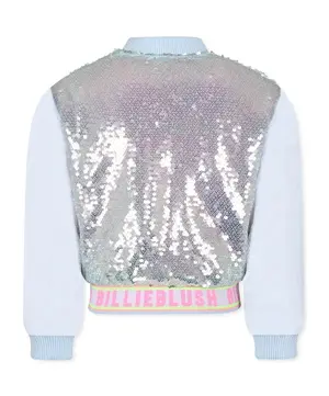 BILLIEBLUSH Sequin-embellished Bomber Jacket