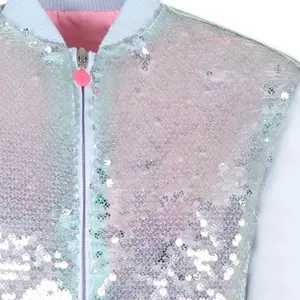 BILLIEBLUSH Sequin-embellished Bomber Jacket