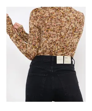 Isabel Marant Étoile Multicolored Printed Knitted High Neck Top