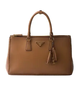 Prada Galleria Large Leather Bag - Caramel