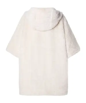 Fendi Mink Travel Poncho - White