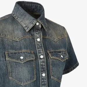 Fendi Washed Denim Short Dress