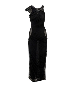 Coperni Pendant Mesh Dress - Black