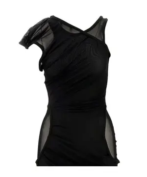 Coperni Pendant Mesh Dress