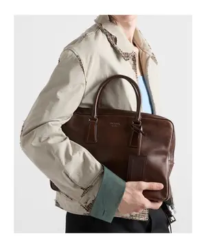 Prada Leather Work Bag