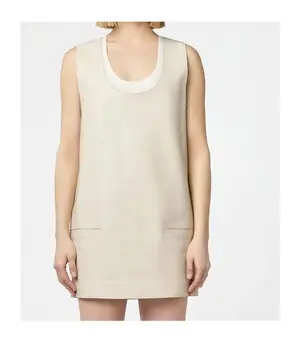 TOD'S Sleeveless Dress With U-neckline And Patch Pockets