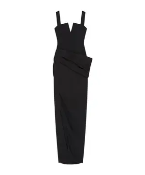 Givenchy V-neck Draped Dress