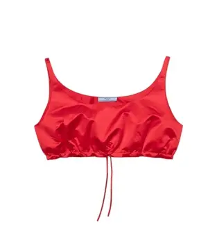 Prada Duchess Crop Top