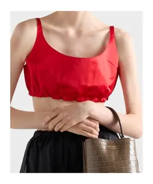 Prada Duchess Crop Top