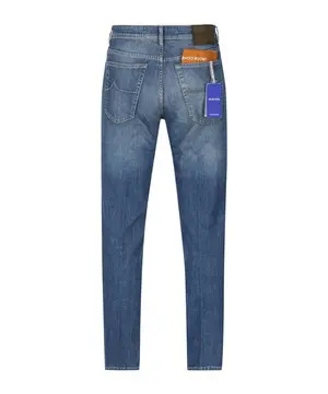 Jacob Cohen Logo Patch Slim-fit Jeans