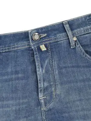 Jacob Cohen Logo Patch Slim-fit Jeans
