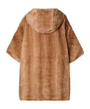 Fendi Mink Travel Poncho - Brown