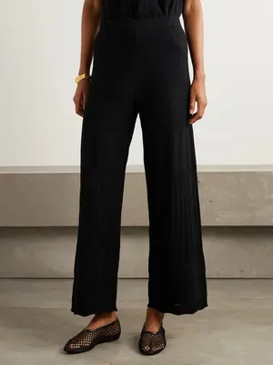 ERES Knitted Wide-leg Trousers