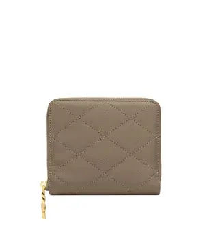 Saint Laurent Zipper Wallet - Light Brown