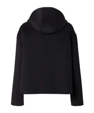Fendi Wool Double Fabric And Mink Blouson With Detachable Hood