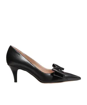 Valentino Garavani Bow Detail Pointed Toe Pumps