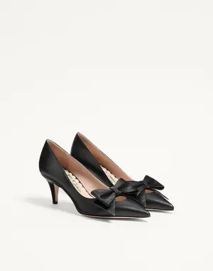 Valentino Garavani Bow Detail Pointed Toe Pumps