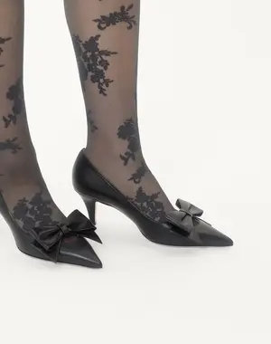 Valentino Garavani Bow Detail Pointed Toe Pumps