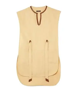 Loro Piana Sleeveless Collared Dress - Nude