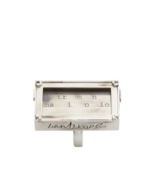 Fendi X Mirella Bentivoglio Vintage And Glass Ring
