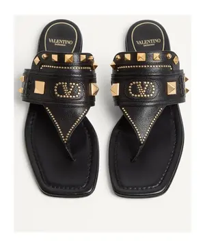 Valentino Garavani Rockstud Slip-on Flip Flops