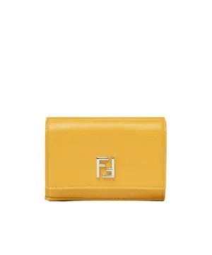 Fendi Ff Mini Trifold - Yellow