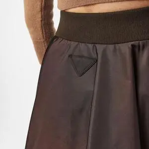 Prada Zippered Midi Skirt