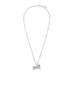 Fendi Leo Pendant Necklace - Silver