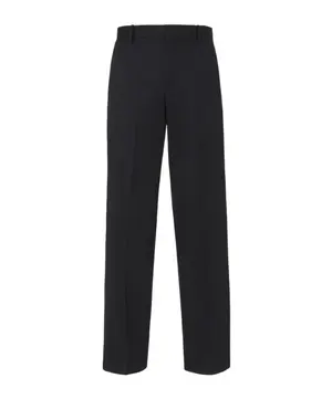 Fendi Grain De Poudre Trousers - Black