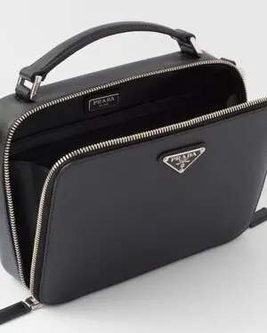 Prada Brique Medium Saffiano Leather Bag