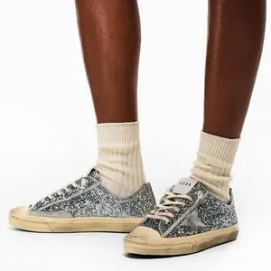GOLDEN GOOSE Low Top Sequined Sneakers