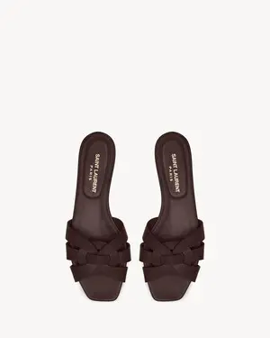 Saint Laurent Tribute Sandals - Black