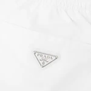 Prada Nylon Shorts - White
