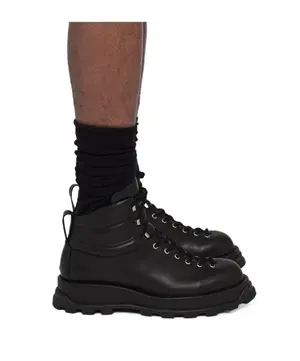 JIL SANDER Lace-up Ankle Boots