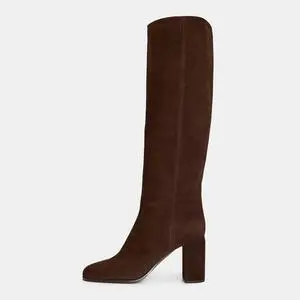 Prada Classic Knee-high Block Heel Boots
