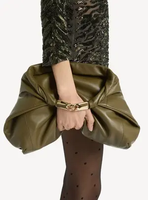 Balmain Dinner At 8 Medium Bag In Smooth Leather