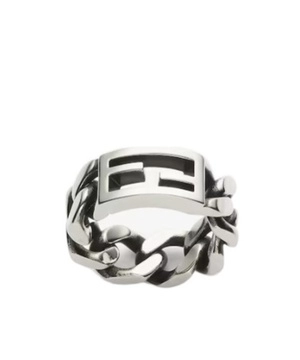Fendi Tube Ring - Silver
