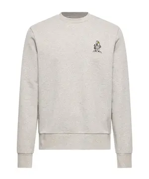Moncler Monduck Cotton Sweatshirt - Light Gray