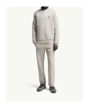 Moncler Monduck Cotton Sweatshirt - Light Gray