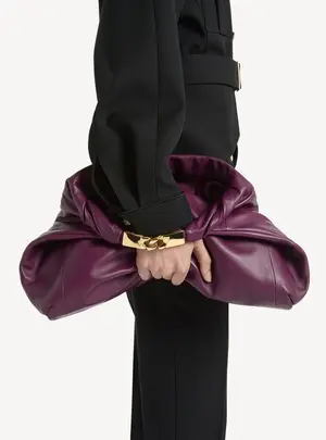 Balmain Dinner At 8 Medium Bag In Smooth Leather