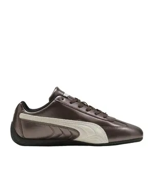 PUMA Women's SpeedCat Metallic Low-Top Trainers Black
