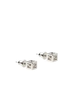 Fendi Colored Earrings - Silver