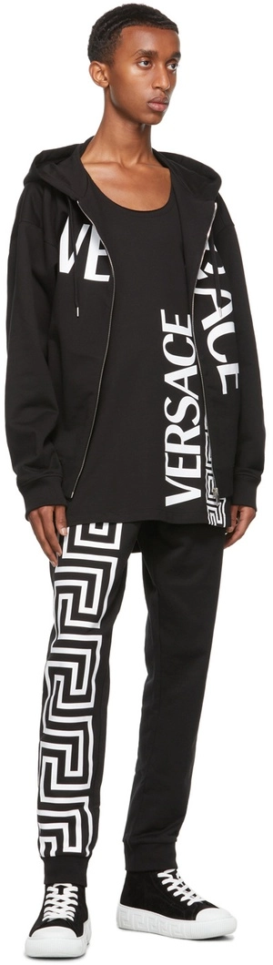 Versace Greca Motif Printed Sweatpants