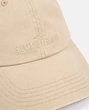 Stone Island Logo Embroidered Baseball Cap