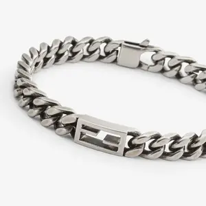 Fendi Coloured Curb-chain Bracelet
