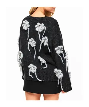 GANNI Crochet Crew Sweatshirt